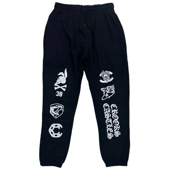 Crooks & Castles | Pants | Crooks Castles Mens Emblem Logo Graphic ...